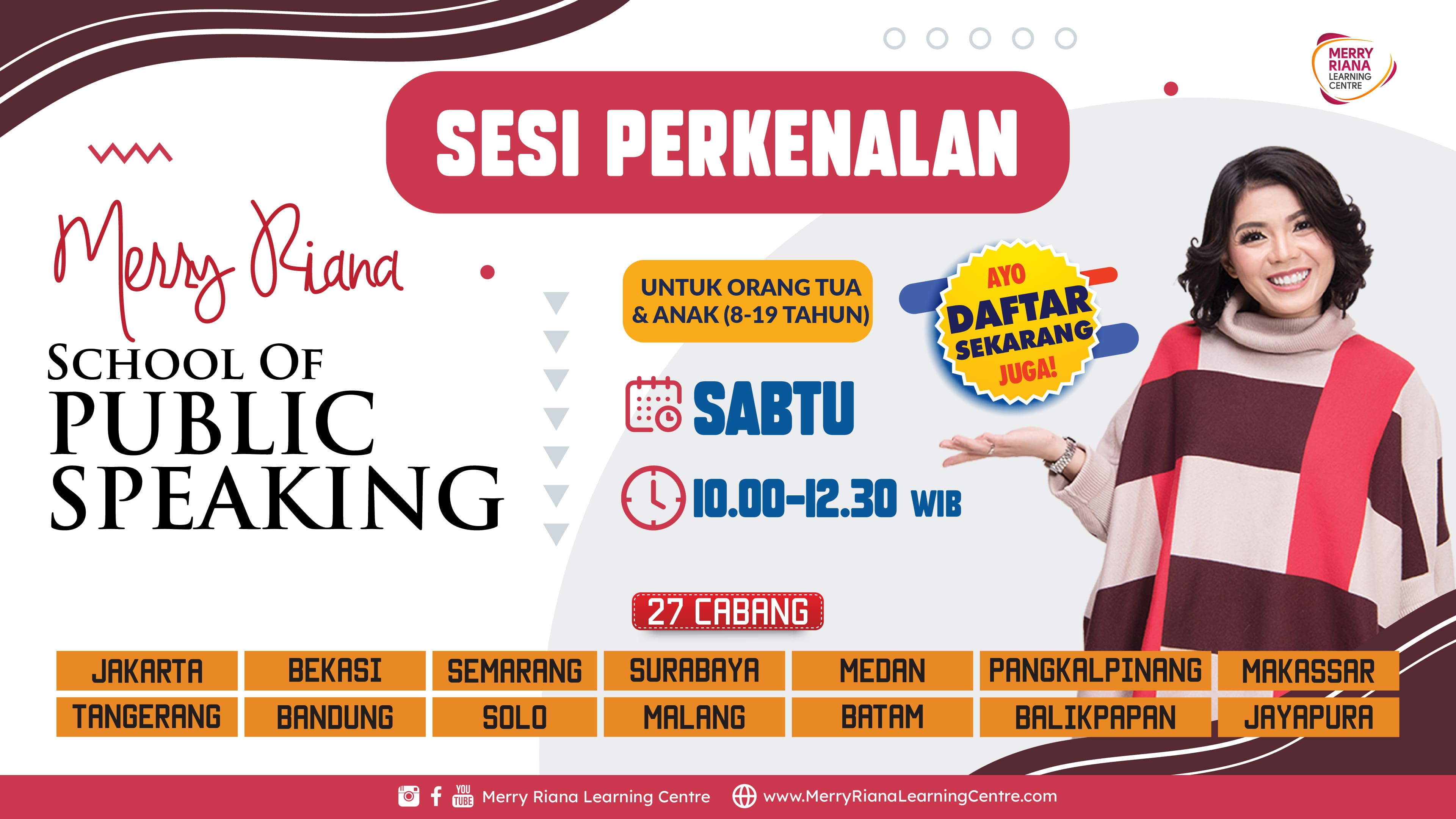 Kursus Public Speaking - Sesi Perkenalan Merry Riana School of Public ...